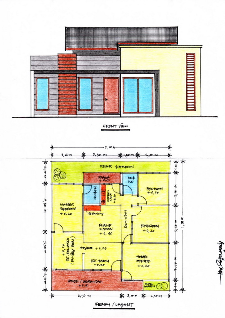 Desain Perumahan Minimalis Type 70 Untuk Keluarga - Desain Rumah ...